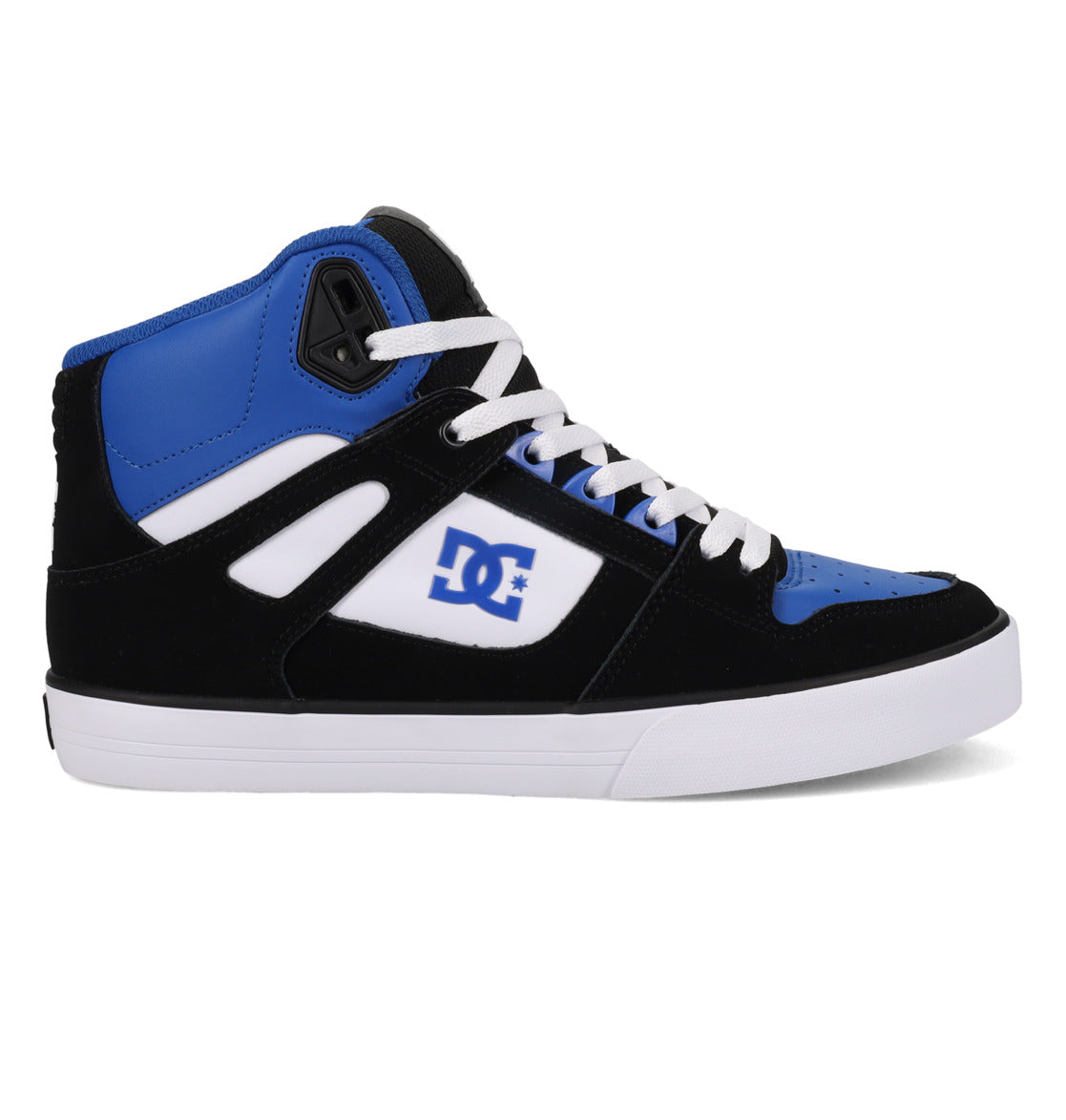 DC SHOES PURE HIGH TOP WC BLUE BLACK WHITE TRAINERS – Rageclothingstore